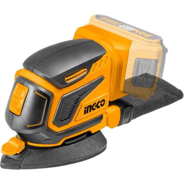 Ingco - 20V Lithium-ion Palm Sander
