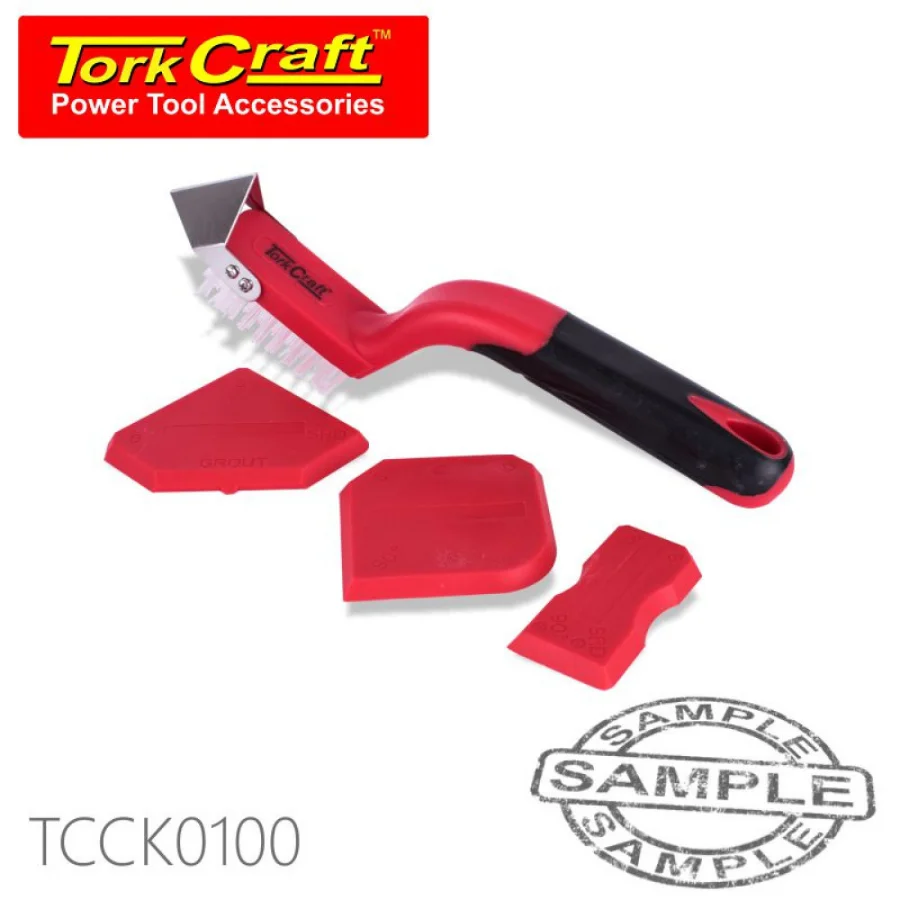 TORK CRAFT - 4Pc Caulking Tool Set - Mega Paints and Hardware Lyttelton