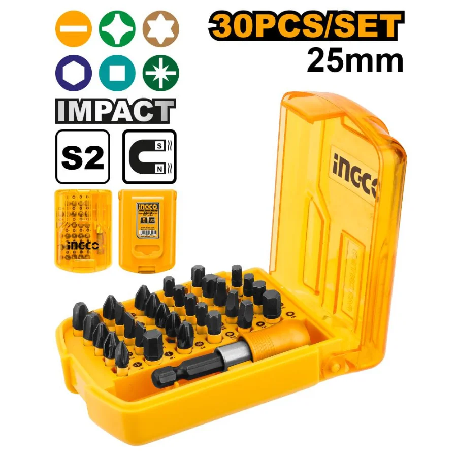 INGCO - 30 Pieces Impact Screwdriver Bits Set - Mega Paints and ...